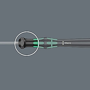 WERA 05118022001 2050 PH Screwdriver for Phillips Screws for Electronic Applications, PH 0 x 60 mm
