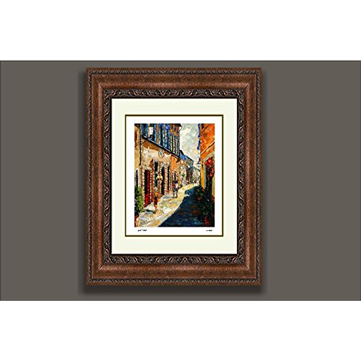 Warmth of a Barcelona Street, Limited Edition Signed And Numbered Print By Andre Dluhos