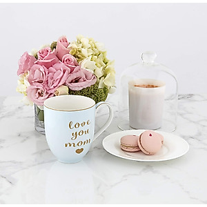 SipNBloom Mom-Mug Mothers Day Gifts for Mom, Mom Coffee Mug Mom Tea Cup Birthday Gifts for Mom, Mom Gifts 13.5 Oz Blue