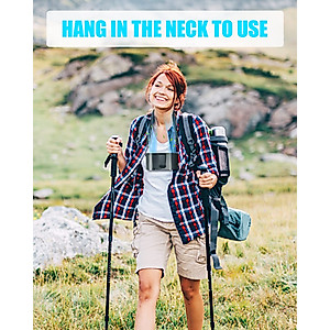 Lvkakmox 2024 Upgraded Waist Fan - 3 In 1 Portable Waist Clip Fan & Belt Shirt Fans, 4 Speeds With Lanyard, for Outdoor Works, Farm, Hiking, Camping, Travel