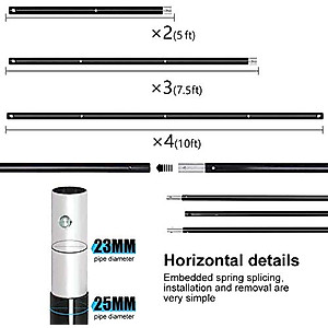 MOUNTDOG Background Stand 8.5X10ft, Backdrop Support System Kit Photo Video Studio Adjustable Heavy Duty Background Support with Sandbag & Carry Bag