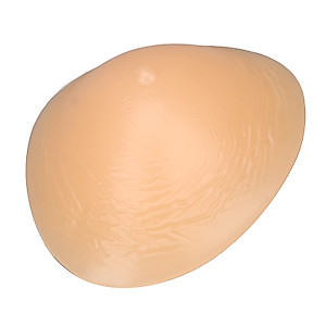 Prosthetic Breast, Artificial Symmetrical Breast Form, Bra Pad Inserts Soft Silicone Triangular Shaped Concave Bottom Prosthetic Breast for Post Mastectomy (Type 1)