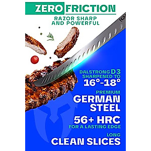 Dalstrong Butcher Knife - 10 inch - Gladiator Series Elite - Cimitar Breaking Knife - Forged High-Carbon German Steel - Razor Sharp Meat Kitchen Knife - Sheath Included - NSF Certified