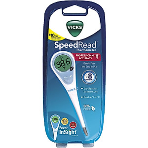 Vicks SpeedRead Digital Thermometer [V912US] 1 Each (Pack of 2)