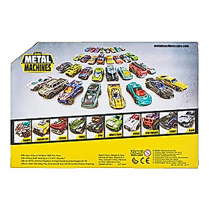 Metal Machines Mini Racing Car Toy Series 2 by ZURU (10 Pack) Collectible Mini Vehicle Toy Cars for Boys Kids Gift Set (Styles May Vary)