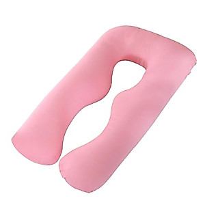 BOSONS U Shaped Pregnancy Pillow, Soft Support Pregnancy Pillows Full Body Maternity Pillow with Removable Cover, Sleeping Pillow for Pregnant Women and Side Sleepers.