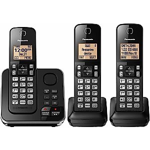 Panasonic KX-TG633SK 3 Handsets Panasonic Cordless Phone