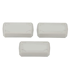 Focket Drone Battery Dust Cover, Compact TPU Waterproof Cover for Drone Battery Port 3pcs for AntiCollision (Grey)