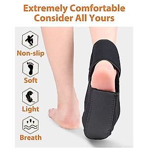 DouHeal Plantar Fasciitis Night Splint Sock, Soft Stretching Boot Splint for Sleeping, Fasciitis Support Dorsal Foot Drop Brace for Right/Left Foot, Recovery Socks, Braces (L)