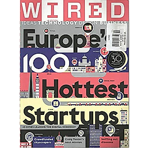 WIRED MAGAZINE, EUROPE'S 100 HOTTEST STARTUPS, 2013 ~