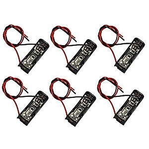 LAMPVPATH (Pack of 6) A23 Battery Holder, 12V Battery Holder, 23A Battery Holder, 12V Battery Case with Leads Wires