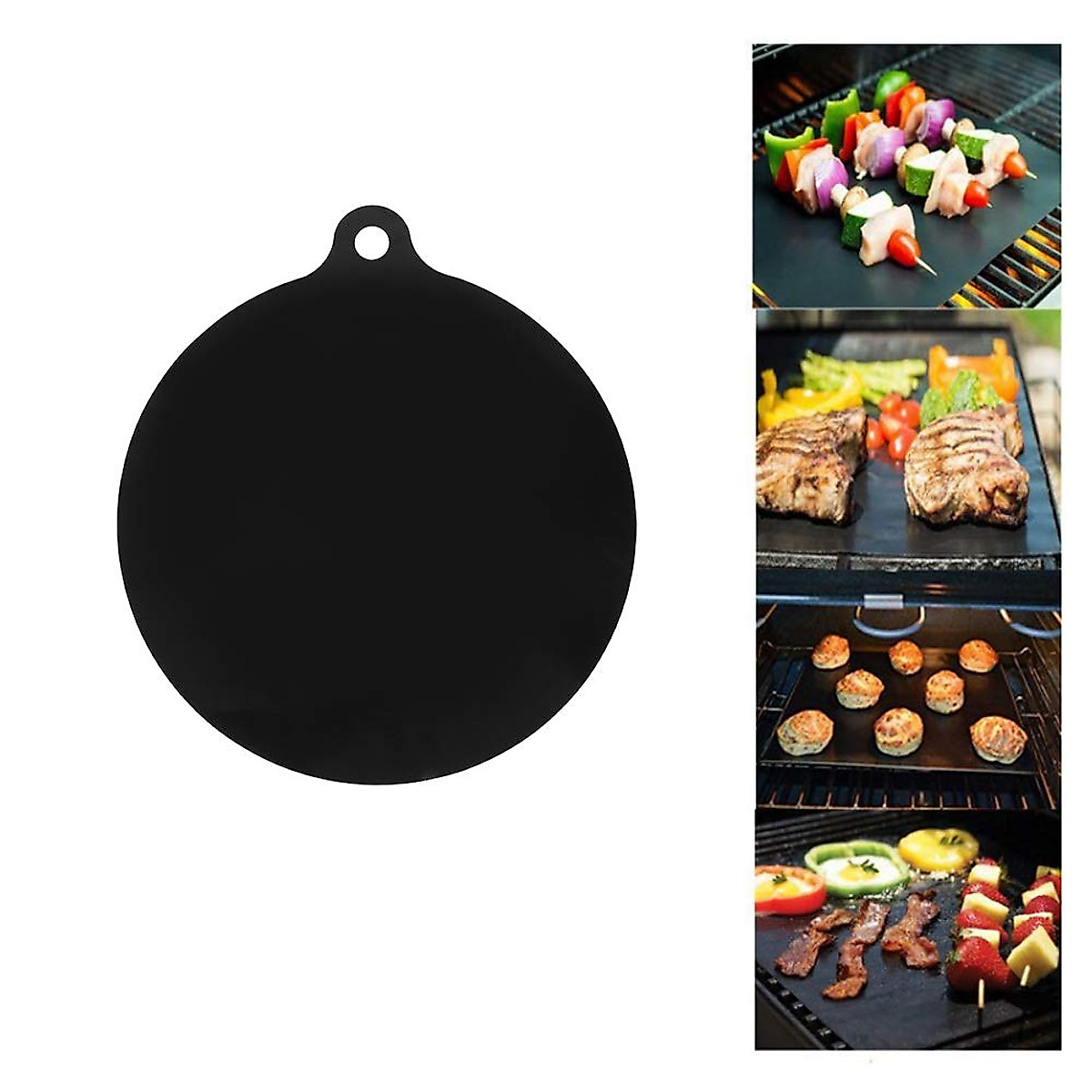 Heat Insulation Mat, Silicone Heat Insulated Pad, Anti-Slip Mat, for Air Fryer for Microwave(Round)