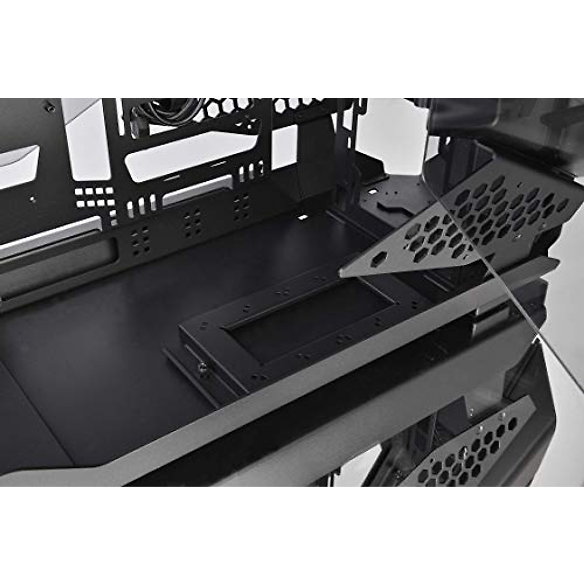 Thermaltake AH T600 Helicopter Styled Open Frame Tempered Glass Swing Door E-ATX Full Tower Case CA-1Q4-00M1WN-00