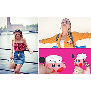 Oqplog for AirPod 2/1 Case Cartoon for AirPods 2nd/1st Air Pods Cases Cover Anime Character Funny Design Fun 3D Cute Kawaii Unique Fancy Soft Silicone for Girls Boys Teen (Chef Kiry)