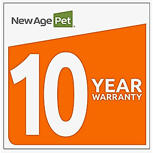 New Age Pet ECOFLEX® Outdoor Large Bunk Style Dog House for Up to 80lbs Pets | 10 Year Manufacturer Warranty | Weatherproof Roof & Elevated Floor | Easy-to-Assemble & Clean