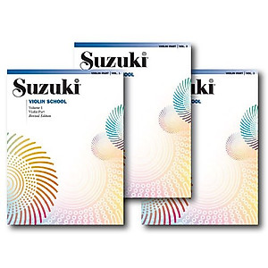 Suzuki Violin School, Violin Part - 3 Book Set - Includes Volume 1, Volume 2 and Volume 3