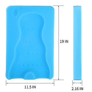 Cubolar Baby Bath Sponges Baby Bath Anti-Slip Cushion Infant Bath Sponges Mat Bath Support for Newborns Toddlers Infant
