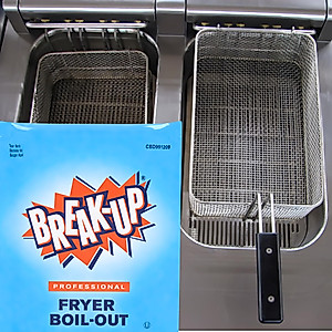 Diversey CBD991209 Break-Up Professional Fryer Boil-Out, Food Grade Degreaser & Cleans Deep Fryers, Kettles, Grates & More, Citrus Scent, Concentrate Liquid, 2-Ounce Packet