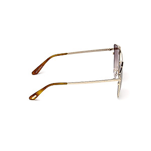 Tom Ford FT0563 28G Shiny Rose Gold Jacquelyn Pilot Sunglasses Lens Category 2