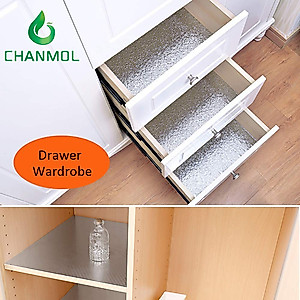 Beminh Kitchen Backsplash Wallpaper Stickers, Kitchen Stickers Self Adhesive Kitchen Aluminum Foil Stickers Oil Proof Waterproof Kitchen Stove Sticker -15.6 x117inch