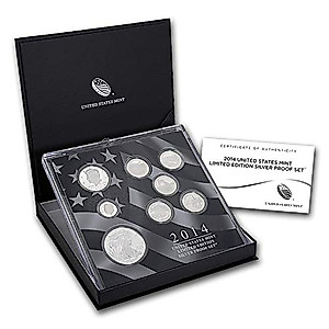 2012 S -2013-2014-2016-2017-2018 Limited Editions 8-Piece Silver Proof Sets including Proof Silver Eagles $1 US Mint Choice DCAM with Original Packaging, Sleeve and COA - Total of 6 Sets