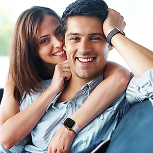 Lenrao Compatible with Apple Watch Bands for Men 44mm 45mm 42mm 49mm, Velcro Sport Stretchy Nylon Loop Braided Breathable Strap for iWatch Bands Men Series Ultra Se 10 9 8 7 6 5 4 3 2 1