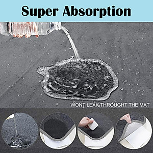 FONESO Washable Pee Pads for Dogs, Reusable Pads with Fast Absorbent, Non-Slip Pet Training Mat Playpen for Puppy/Senior Dog Whelping Incontinence Housebreaking (35.8x47.6 inch, Pack of 2)