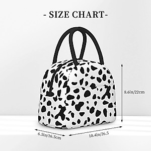 Mokigol Insulated Reusable Lunch Bag for Women/Men,Adult Thermal Tote Lunch Box, Animal Print Portable Leakproof Cooler Bags for Work/School/Picnic/Travel/Beach