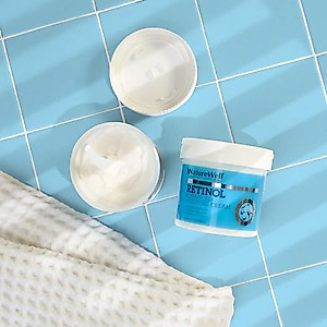 NATURE WELL Clinical Retinol Advanced Moisture Cream for Face, Body, & Hands, Boosts Skin Firmness, Enhances Skin Tone, No Greasy Residue, Packaging May Vary, 2 Pack (10 Oz Each)