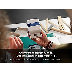 ZEBRA ZSB Series Thermal Label Printer - Wireless Labeling for Shipping, Address, Folders, Barcodes for Small Home Office. Compatible w/UPS, USPS, Shopify, Ebay, FedEx, Amazon, Etsy - 4-in Width