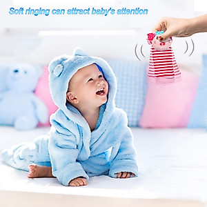 Baby Rattle Toy,Wrist Rattles Foot Finder Socks,Arm Hand Leg Ankle Rattle,Stuffed Infant Toys,Baby Shower, Birthday Holiday Birth Present Gift for Newborn Boy Girl Kids Toddler,8pcs