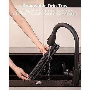 CROWNFUL Automatic Vacuum Sealer Machine, Dry & Moist Food Sealer with Built-in External Suction Tube & Cutter, Removable Drip Tray, 5 in 1 LED Touch Screen Air Sealer Machine with Vacuum Seal Bags/Roll (ETL Certified)