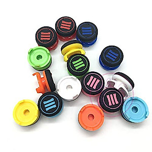 2 PCS Heightened Thumbstick Anti-Slip Enhanced Analog Joystick Extender Thumb Grip Stick Cap Cover for PlayStation 4 PS4 Conteoller (Blue)