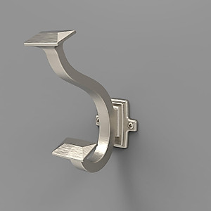 Hickory Hardware Bungalow Hook - Satin Nickel (P2155-SN)