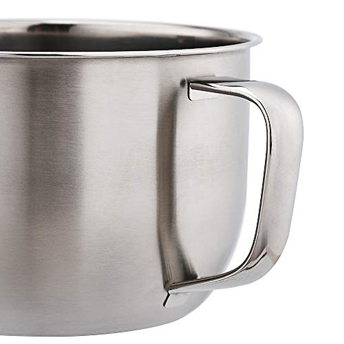 Mirenlife 18/8 Stainless Steel Leak Proof Food Storage Container with Handle and Lid, Snack Bowl, Stainless Steel Bento Lunch Box, Soup Bowl, Noodle Pot, Ramen Cooker, Induction Cooker Directly