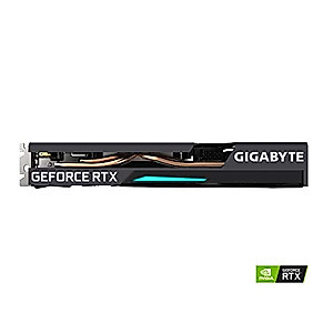 GIGABYTE GeForce RTX 3060 Eagle OC 12G Graphics Card, 2X WINDFORCE Fans, 12GB 192-bit GDDR6, GV-N3060EAGLE OC-12GD Video Card (Renewed)