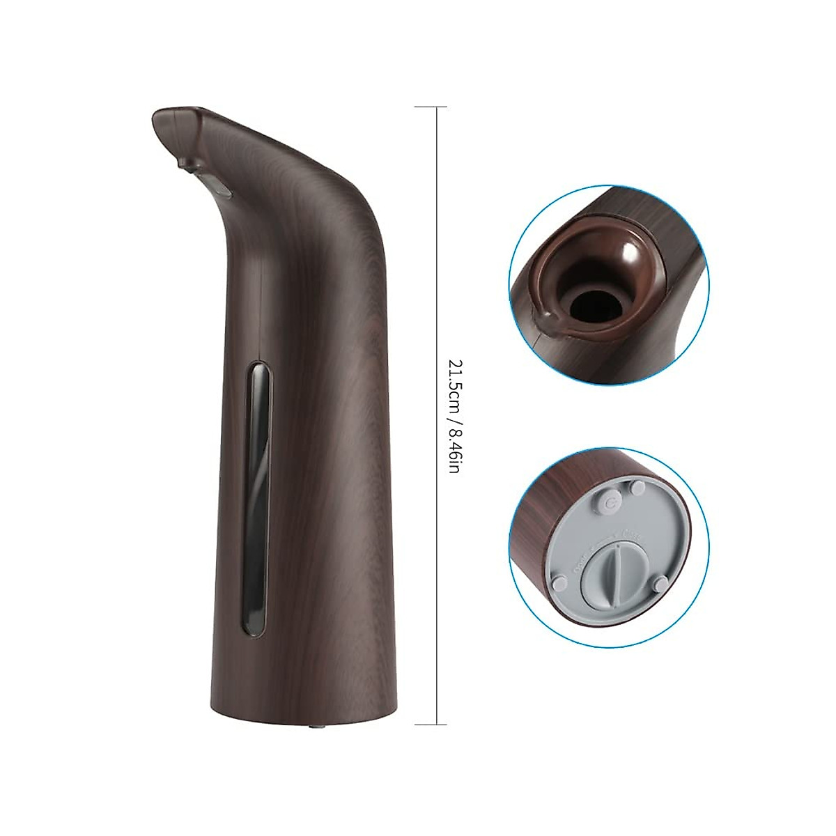 Soap Dispenser Bathroom Touchless Bathroom Dispenser Smart Sensor Liquid Soap Dispenser for Kitchen Hand Free Automatic Soap Dispenser Kitchen Soap Dispenser (Color : D)