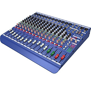 Midas DM16 16 Input Analogue Live and Studio Mixer with Midas Microphone Preamplifiers