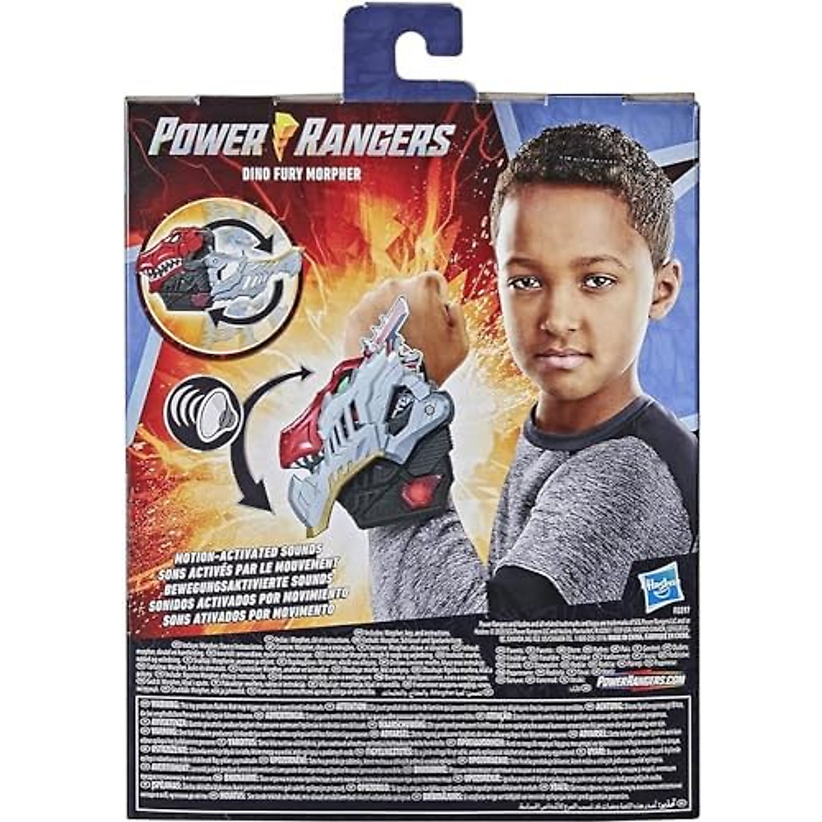 Power Rangers Playskool Dino Fury Morpher Electronic Toy with Lights and Sounds includes Dino Fury Key Inspired TV Show Ages 5 and Up