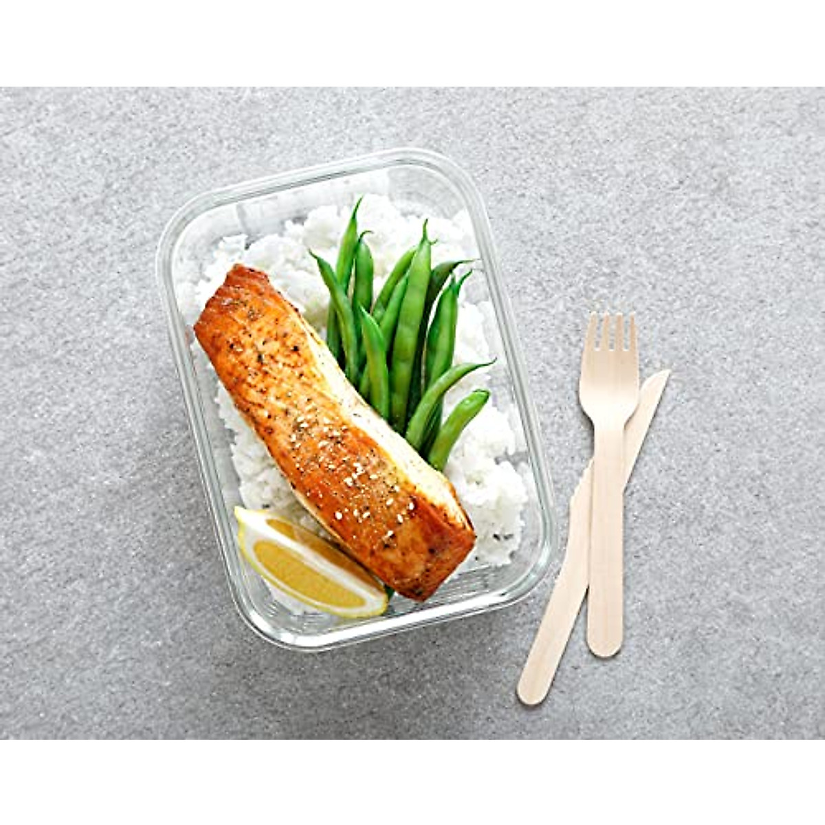 Moss & Stone Extra Large Glass Food Storage Containers Set Of 3-101 OZ/ 54 OZ/ 16 OZ Deep Rectangular Glass Food Container with Lid, Leak Proof, Microwave, Dishwasher, and Oven Safe.