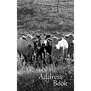 Address Book: Cute Cows Address Book: Keep Addresses, Phone Numbers, Emails, Websites, and Birthdays!