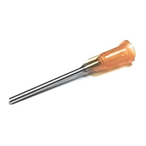 15 Ga 1 Inch Blunt Tip Dispensing Needle with Luer Lock, Precision Applicator (Amber,50 PCS)