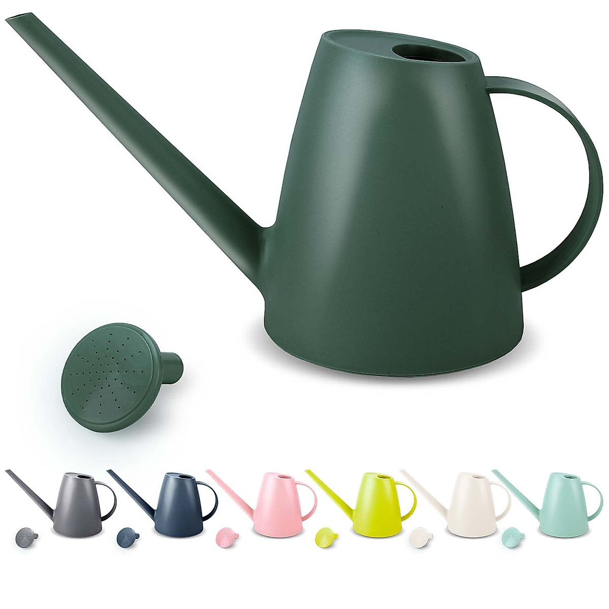 Watering Can for Indoor Plants, Small Watering Cans for House Plant Garden Flower, Long Spout Water Can for Outdoor Watering Plants 1.8L 1/2 Gallon