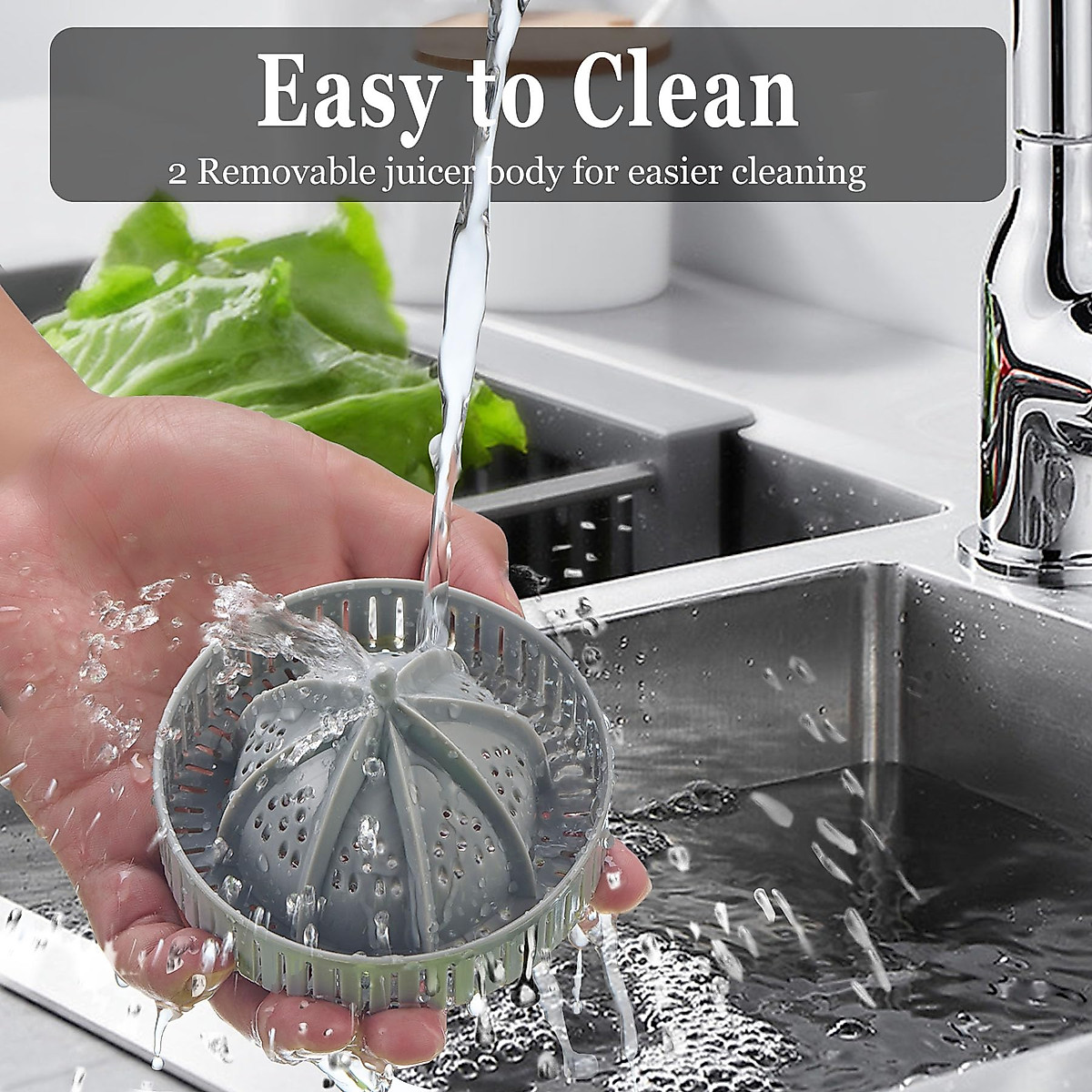 Eletric Citrus Juicer Machine, Orange Juicer Squeezer Rechargeable with USB Cable,Portable Juicer, Black…