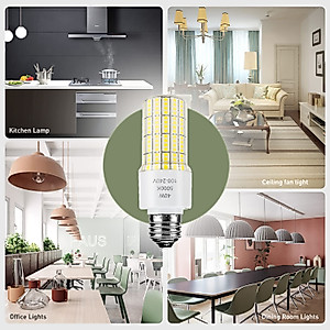 CA New Sunshine 2 Pack 40W Led Light Bulb(300W Equivalent) 5000 Lumens 5000K Daylight White Led Bulbs E26/E27 Medium Base for Indoor Outdoor Street Office Warehouse Workshop Garage Backyard