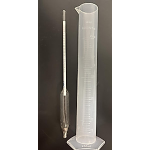 LABO Colostrum Hydrometer with Test Jar, Colostrometer, Hydrometer for Milk