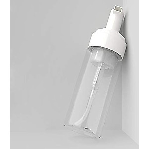 2Pcs 150ml/5oz Empty Plastic Foamer Pump Bottles Container Foaming Soap Dispenser Cosmetics Toiletries Bottles for Hand Soap Shampoo Shower Gel etc