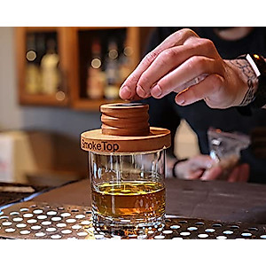 SmokeTop 4 Pack of Cherry, Maple, Hickory, and Oak Wood Chips - Cocktail Smoker Chips for Old Fashioned Cocktails, Whiskey, & Bourbon - Made in The USA - by Middleton Mixology