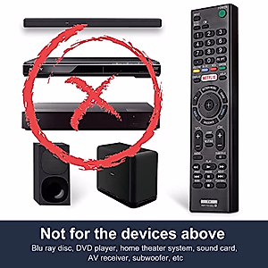 YOSUN Remote Control for Sony-TVs and Sony-Bravia-TVs, Replacement Remote for All Sony 4K UHD LED LCD HD Smart TVs