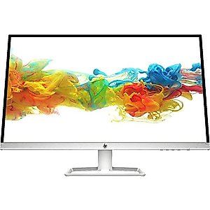 HP 31.5" HDMI/VGA 1080P 60Hz 5ms Anti-Glare LED IPS FHD Monitor (Black), Bonus Accessories (Renewed)